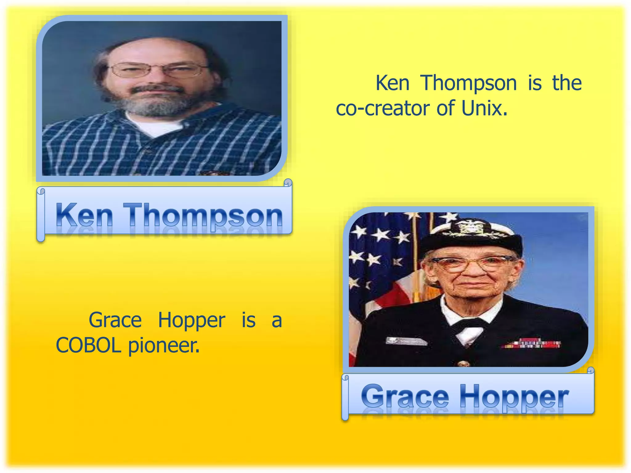 Famous Personalities in the field of Information Technology | PPTX