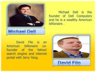 Famous Personalities in the field of Information Technology | PPTX