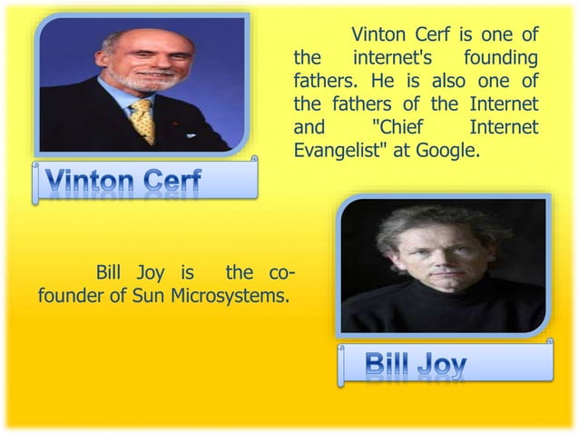 Famous Personalities in the field of Information Technology | PPTX