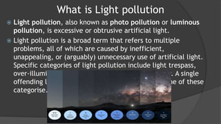 Computer project on light pollution | PPTX