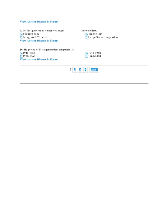 Computer questions | PDF