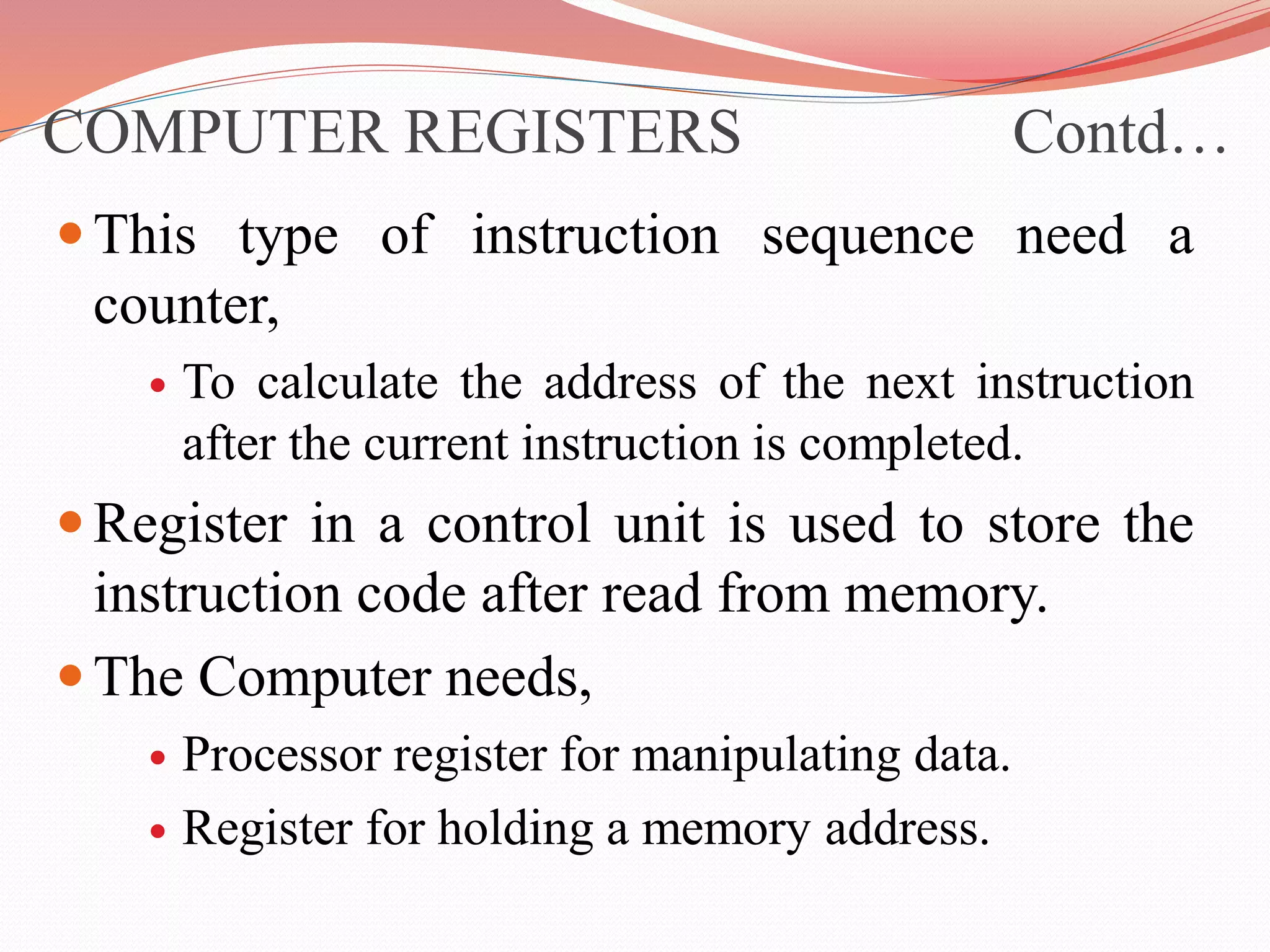 Computer registers | PPTX