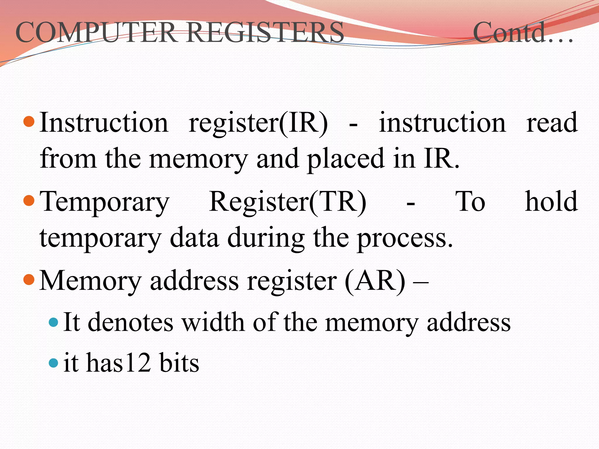 Computer registers | PPTX