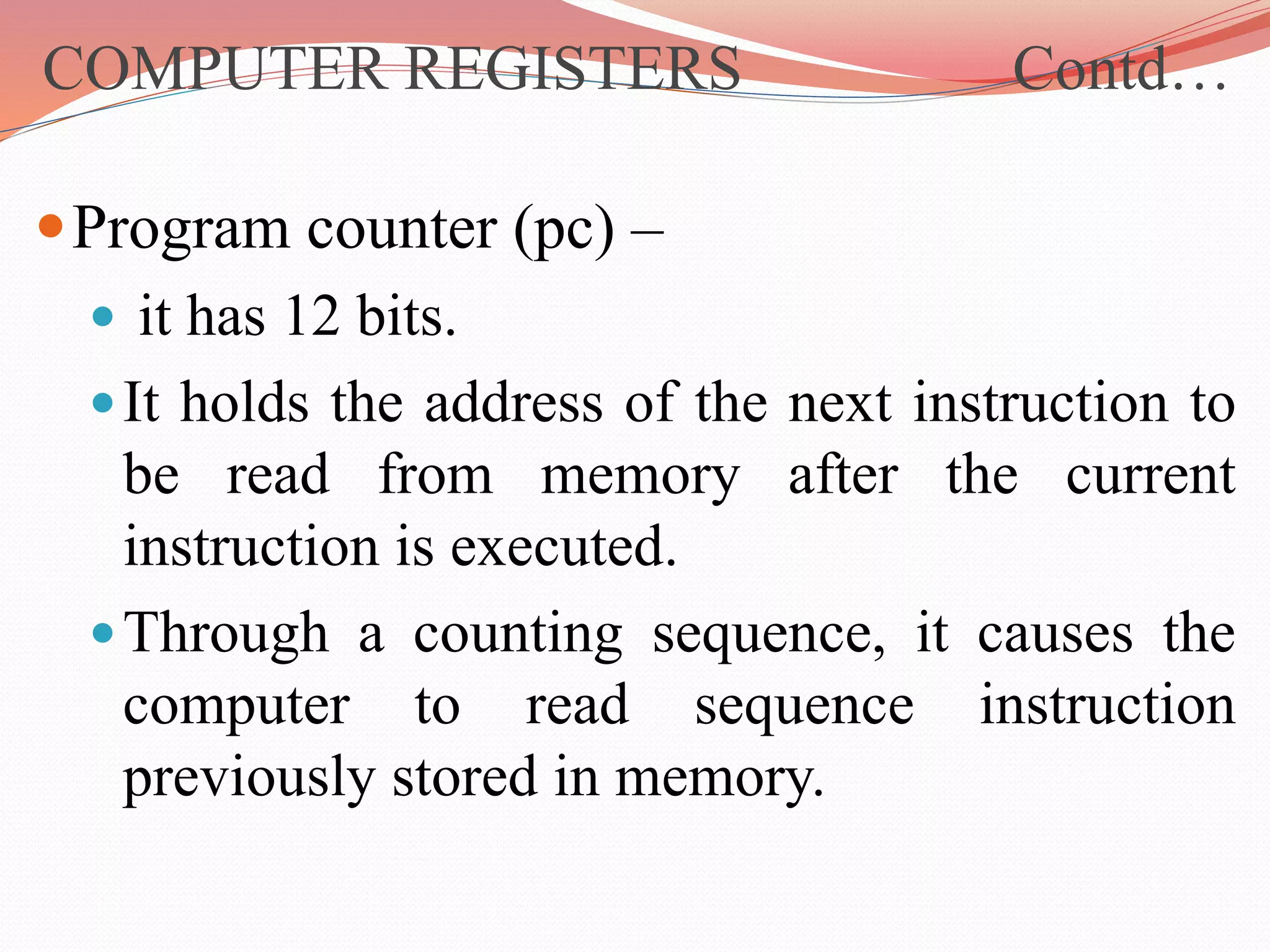 Computer registers | PPTX