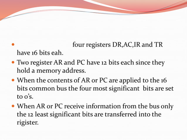 Computer registers | PPTX | Operating Systems | Computer Software and Applications