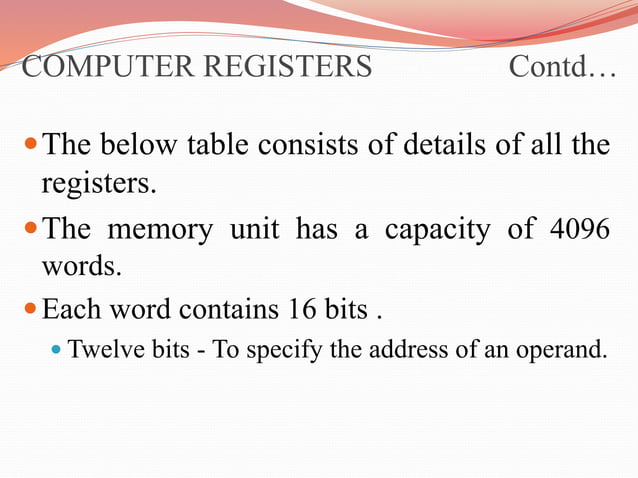 Computer registers | PPTX | Operating Systems | Computer Software and ...