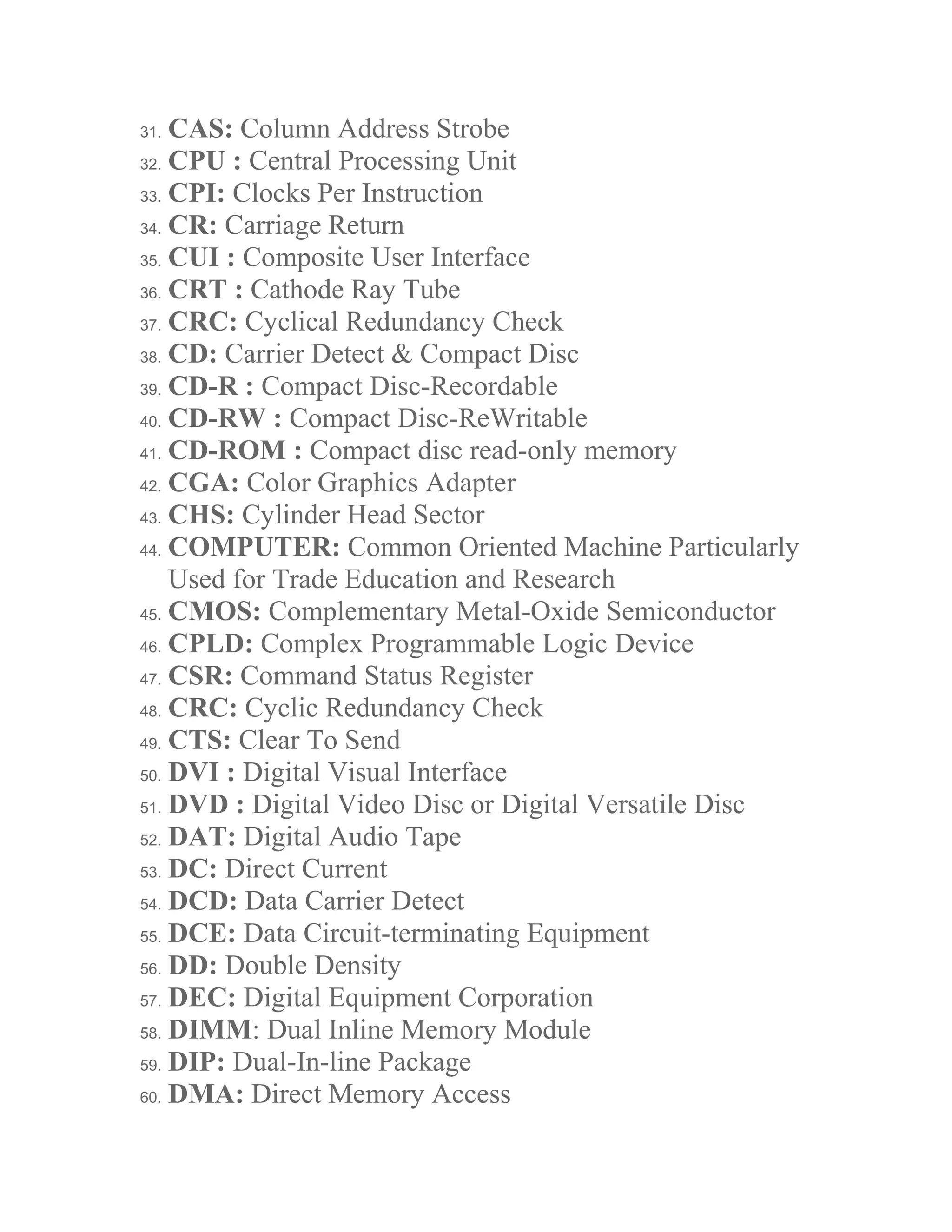 Computer relative short from.... | PDF | Data Storage and Warehousing ...