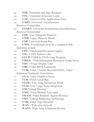 Computer relative short from.... | PDF | Data Storage and Warehousing ...
