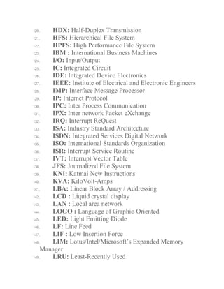 Computer relative short from.... | PDF