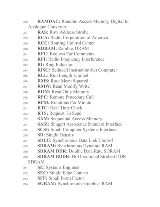 Computer relative short from.... | PDF | Data Storage and Warehousing ...