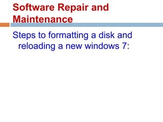 Computer repair and maintenance | PPSX