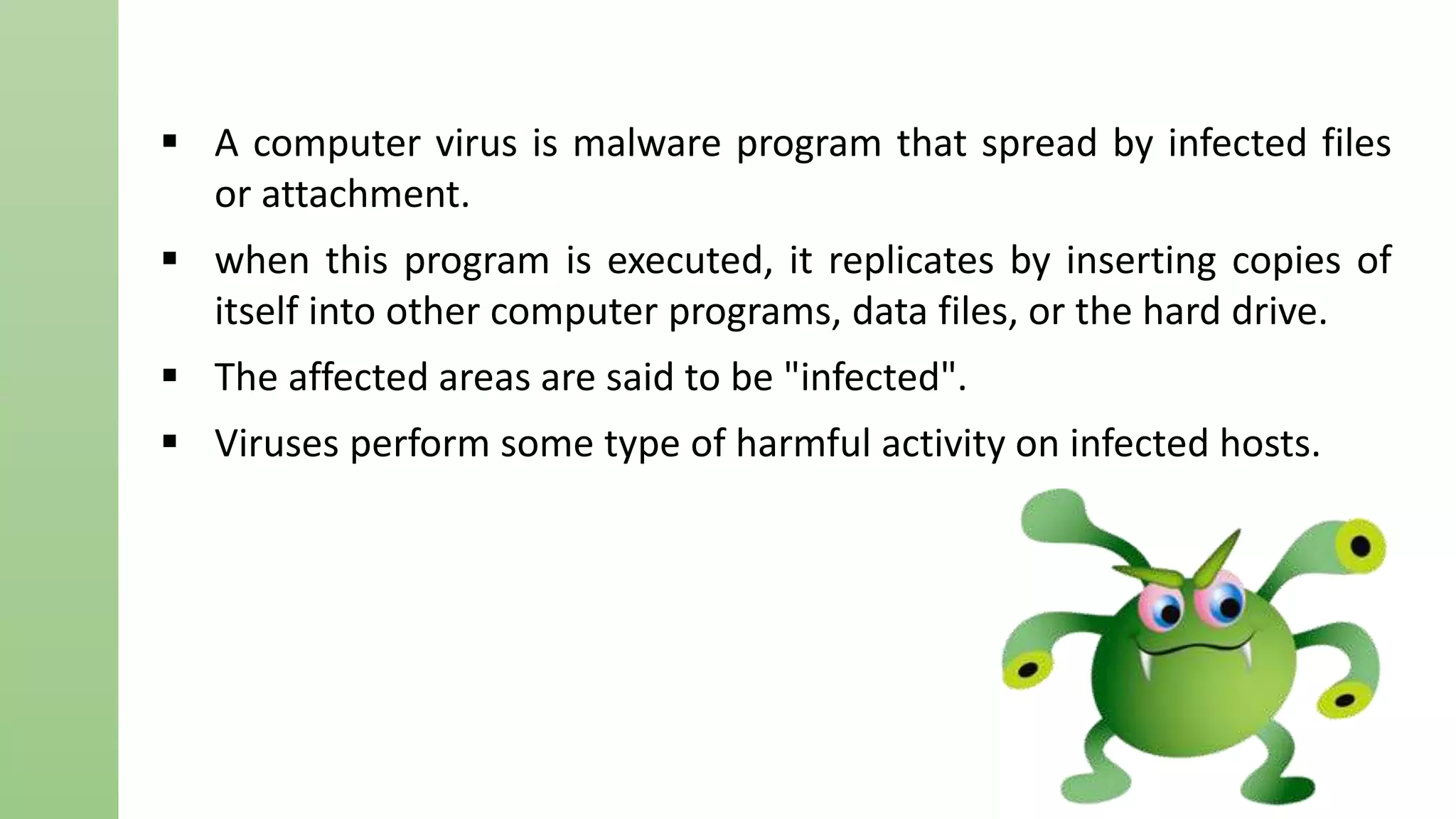 Computer Viruses and Protections | PPT