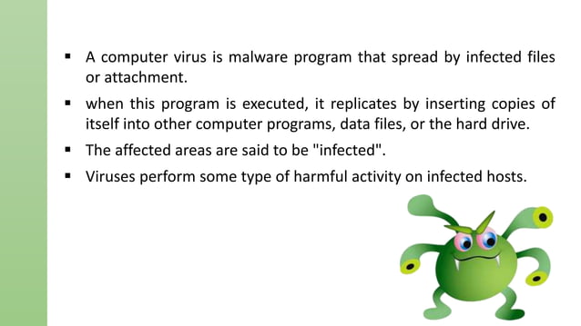 Computer Viruses and Protections | PPT