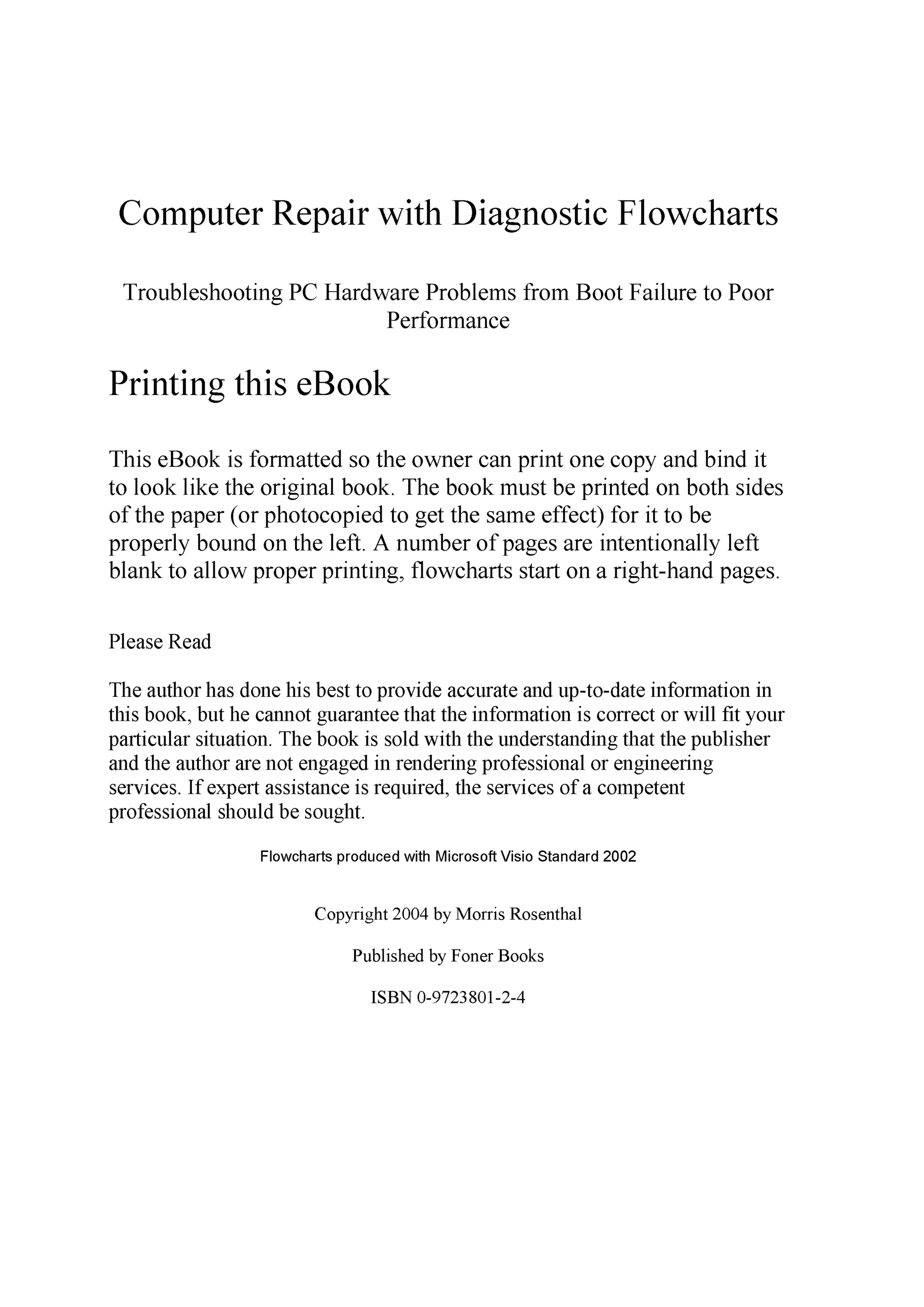 Computer repair with_diagnostic_flowcharts | PDF