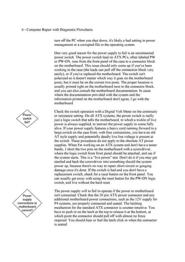 Computer repair with_diagnostic_flowcharts | PDF