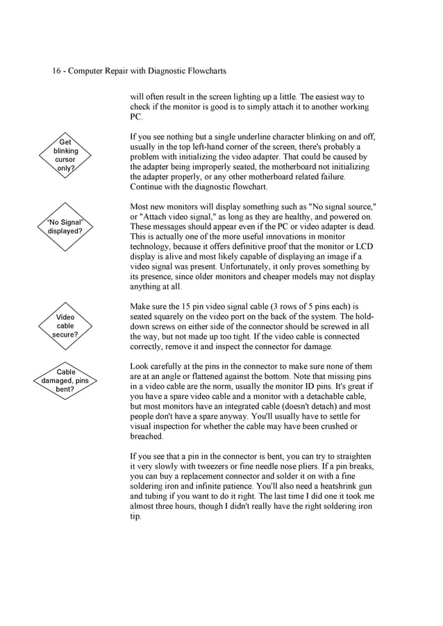 Computer repair with_diagnostic_flowcharts | PDF