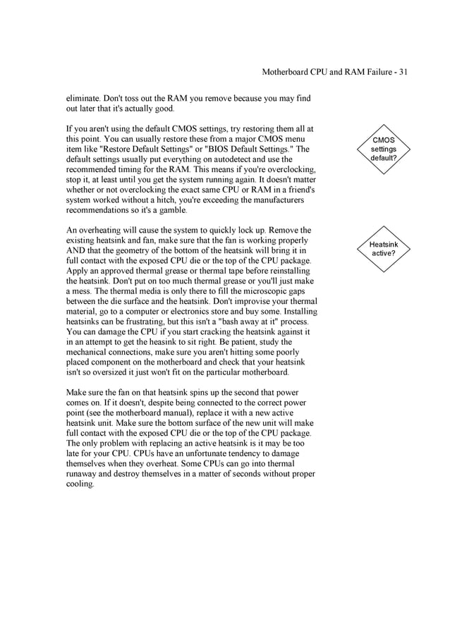 Computer repair with_diagnostic_flowcharts | PDF