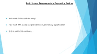 Computer Hardware-Software Requirments In Computer Devices And Mobiles ...