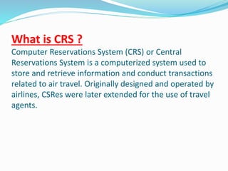 Computer Resevation System | PPTX