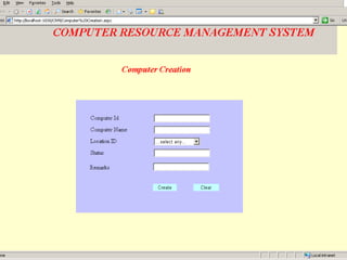 Computer Resource Management | PPT