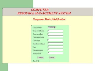 Computer Resource Management | PPT