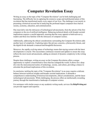 Computer Revolution Essay.pdf
