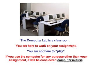 Computer Rules | PPT