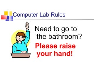 Computer rules eb | PPT | Education