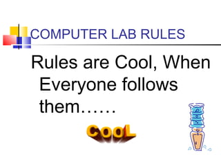Computer rules eb | PPT