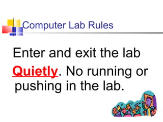 Computer rules eb | PPT