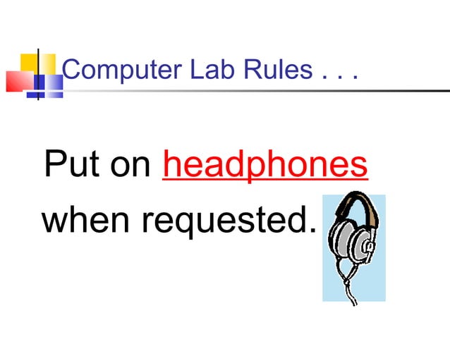 Computer rules eb | PPT