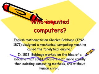 Computers | PPT