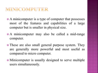 Classification of Computers | PPTX