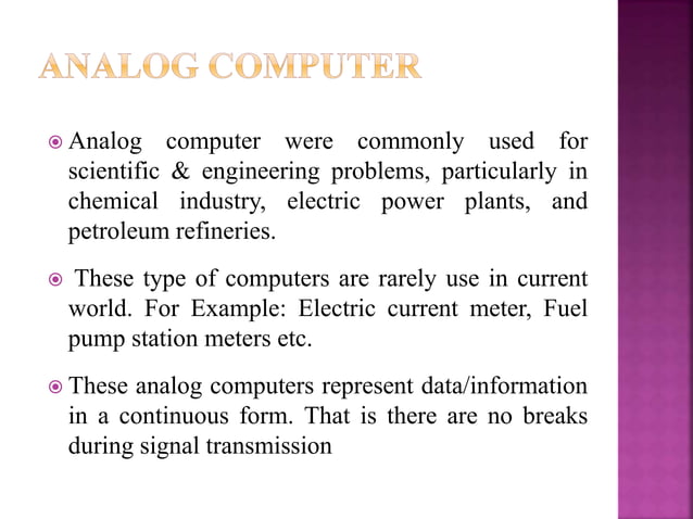 Classification of Computers | PPTX | Computing | Technology & Computing