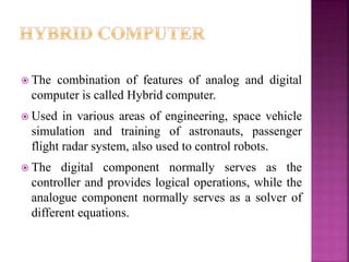 Classification of Computers | PPTX