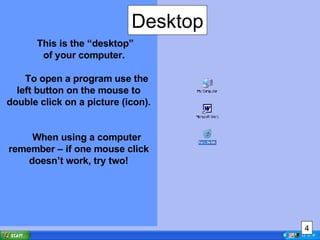 Computers For Beginners: What's on your Desktop? | PPT