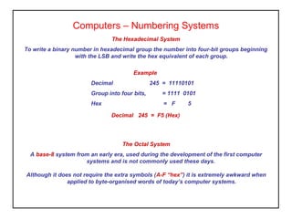 Computers numbering systems | PPT