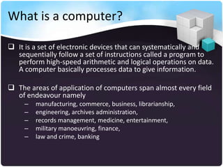 Computers part 1 | PPT