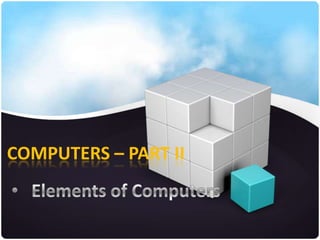 Computers part 2 DE L200 | PPTX | Operating Systems | Computer Software ...