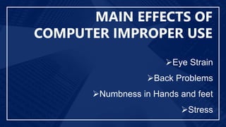 Improper Computer Safety