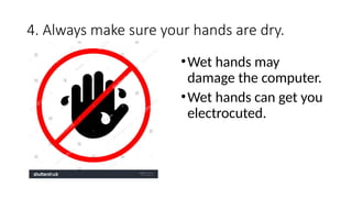 Grade 1 Computer Safety Rules or Rules.pptx