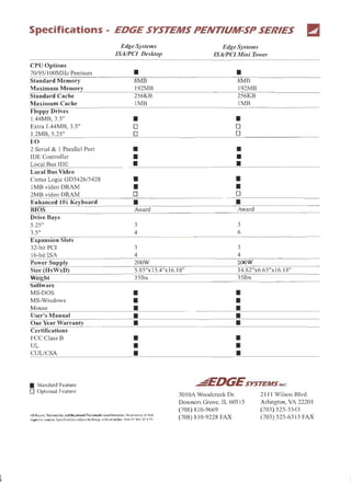 Computer Sales Sheet Edge | PDF