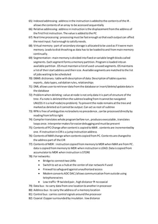 Computers a level notes | PDF