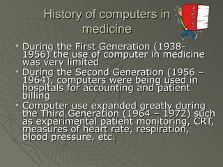 Computers and medicine | PPT