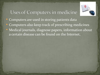 Computers and medicine | PPT