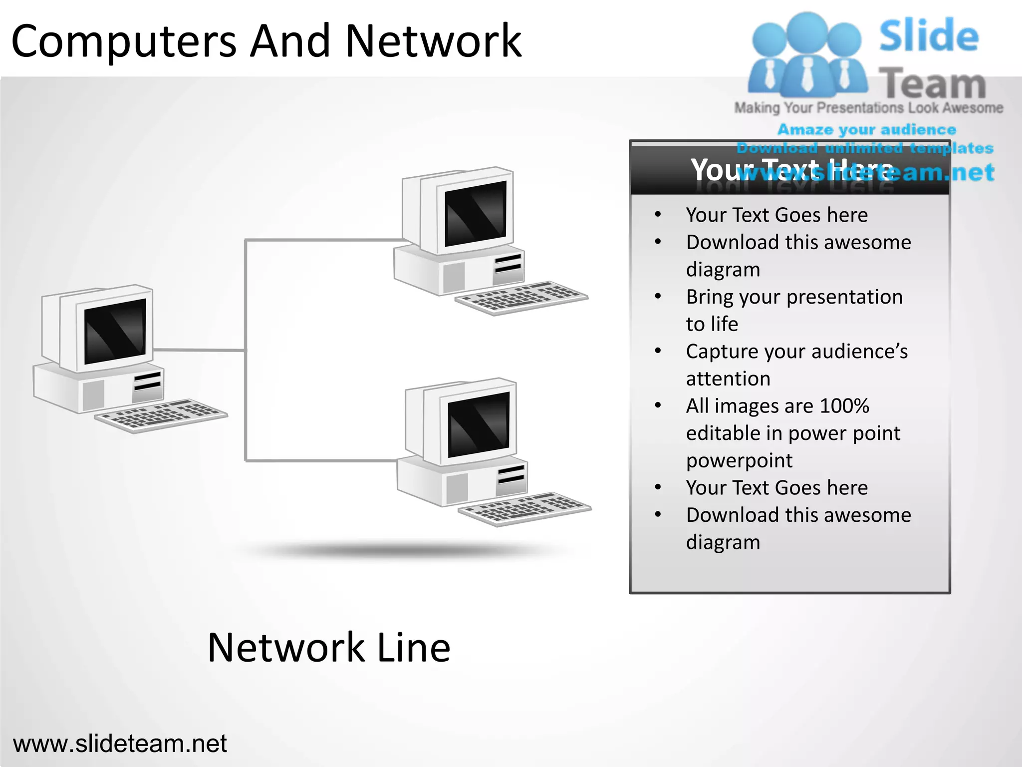 Computers and network powerpoint ppt slides. | PPT