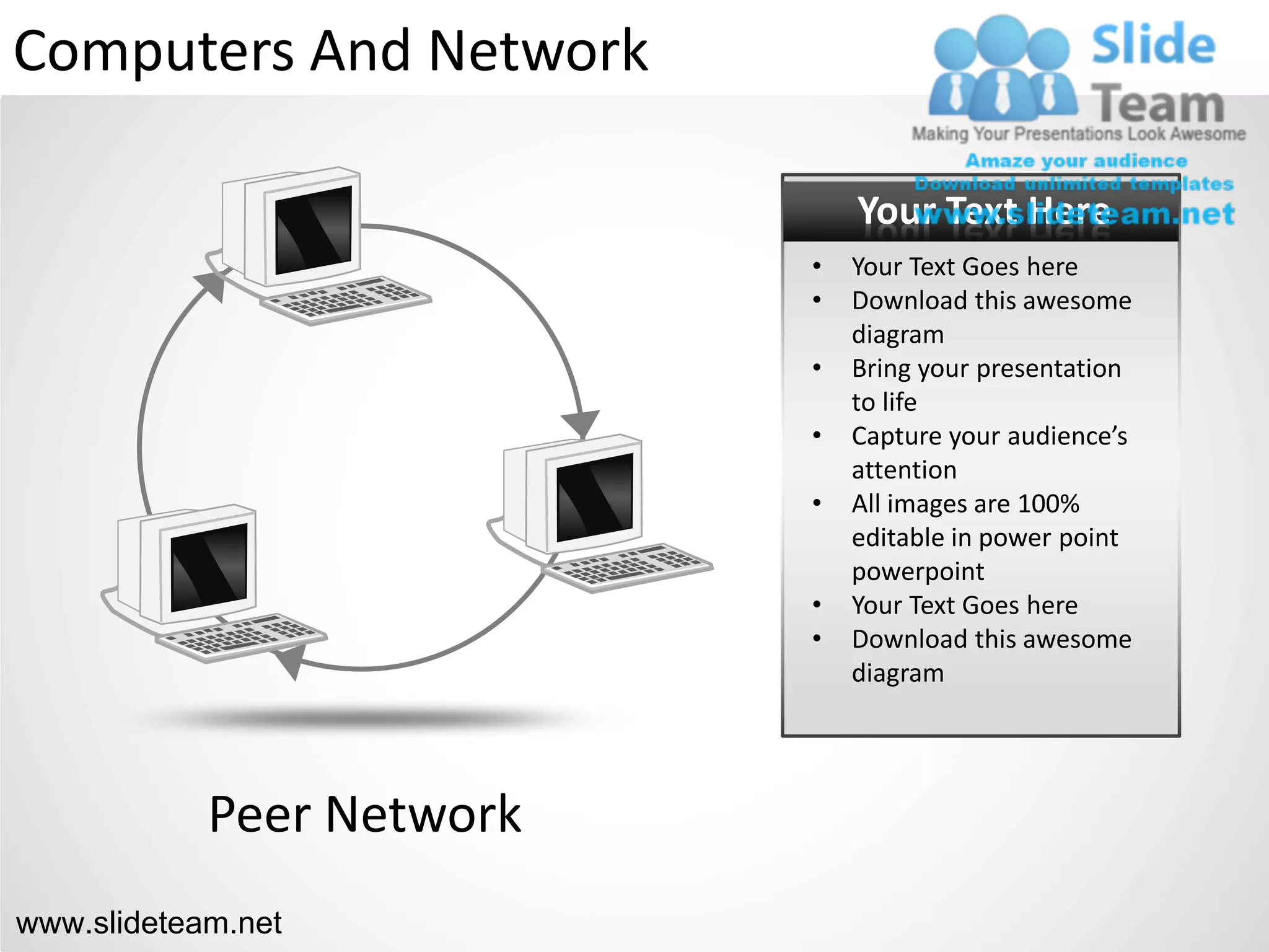 Computers and network powerpoint ppt slides. | PPT
