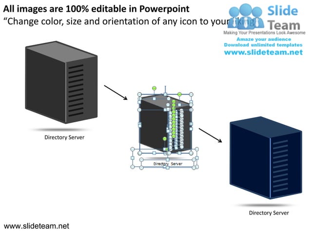 Computers and servers powerpoint ppt slides. | PPT