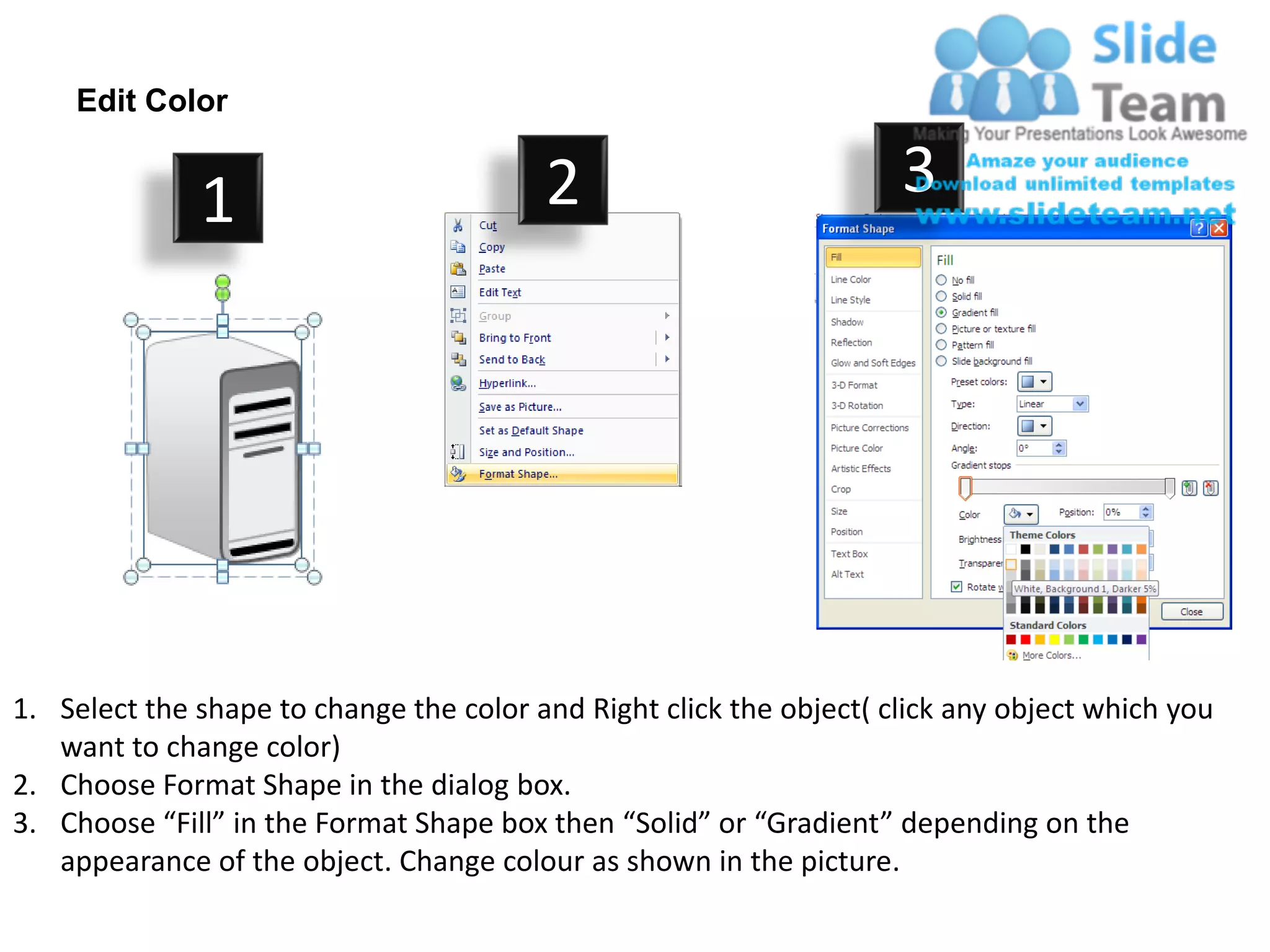 Computers and servers powerpoint presentation slides ppt templates | PDF