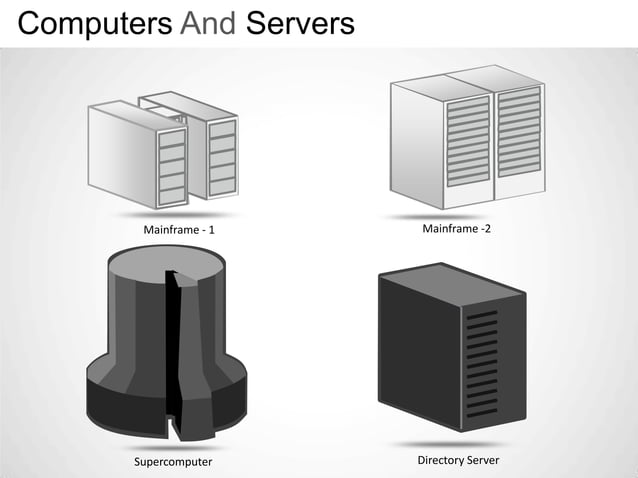Computers and servers powerpoint presentation templates | PPT